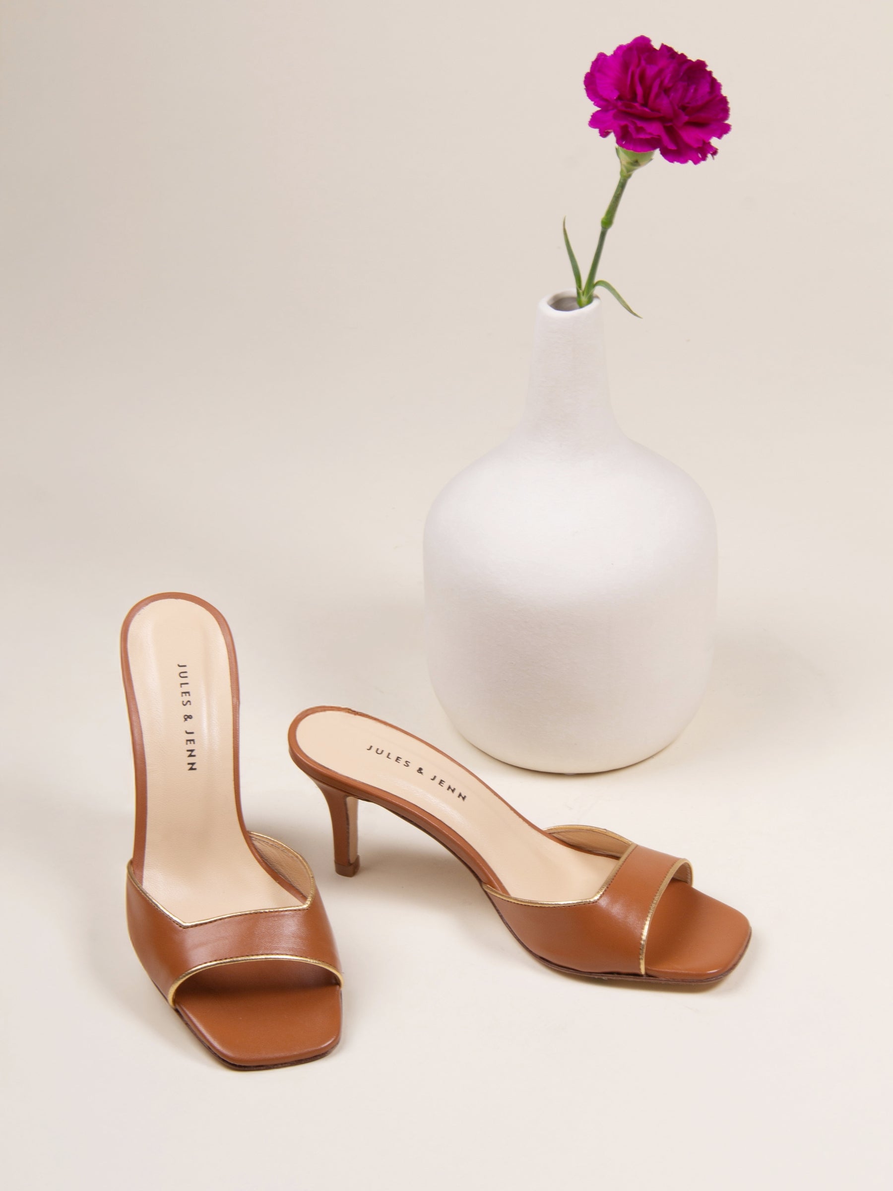 Mules à talon femme mode éthique | JULES & JENN